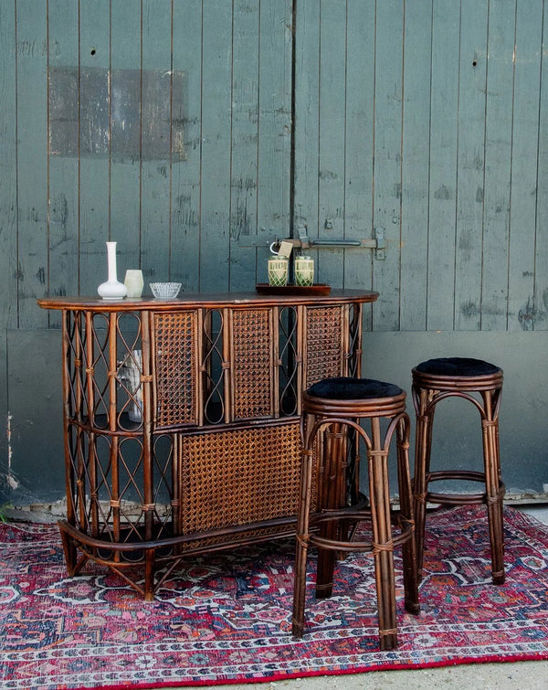 Gaston, the rattan bar stool No. 4 – Debongout